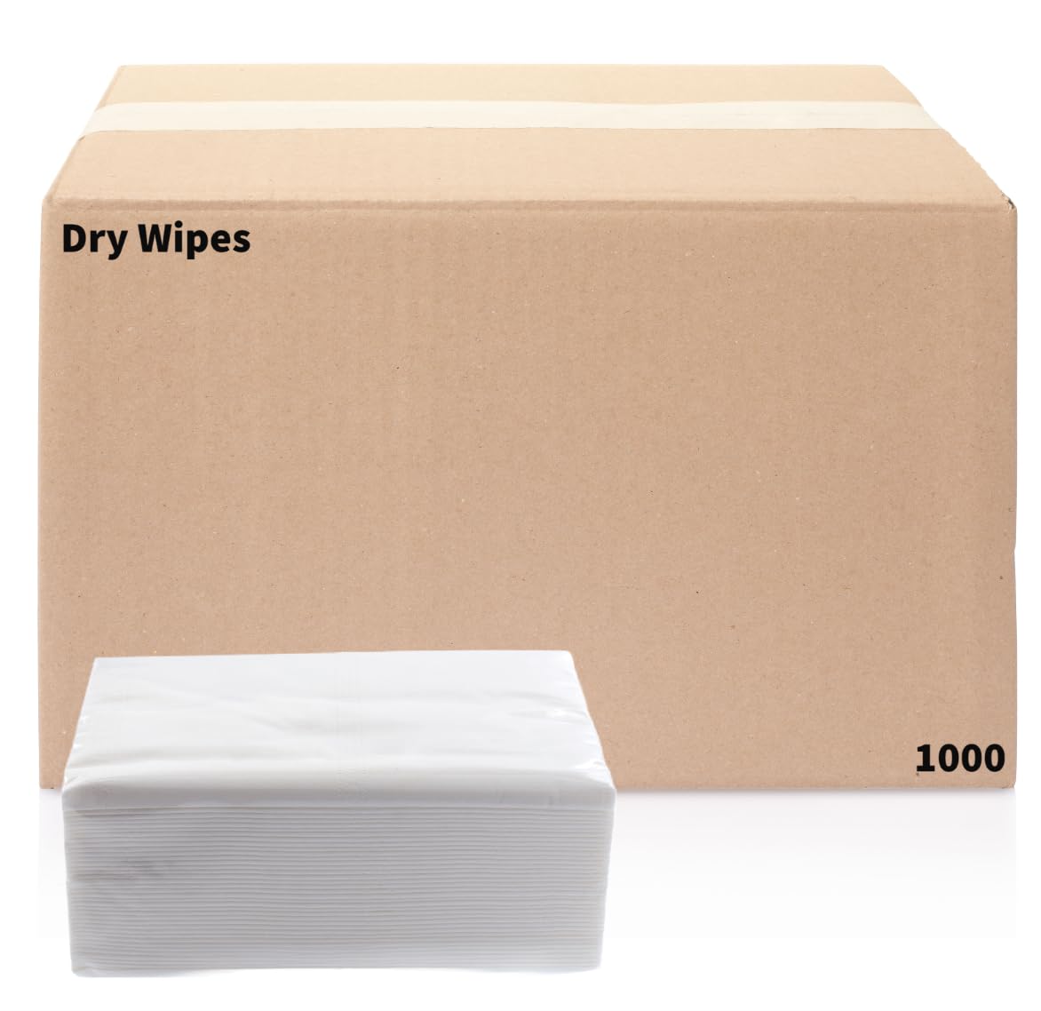 Amazon.com : Disposable Dry Wipes [Pack of 1000] Ultra Soft - Large 10 ...