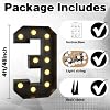 Amazon.com: Marquee 3 Number 4ft Light up Numbers Black Large Numbers ...