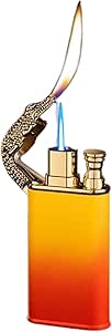 Amazon.co.jp: Lighter, Outdoor Windproof Dual Frame Lighter, Torch Jet ...