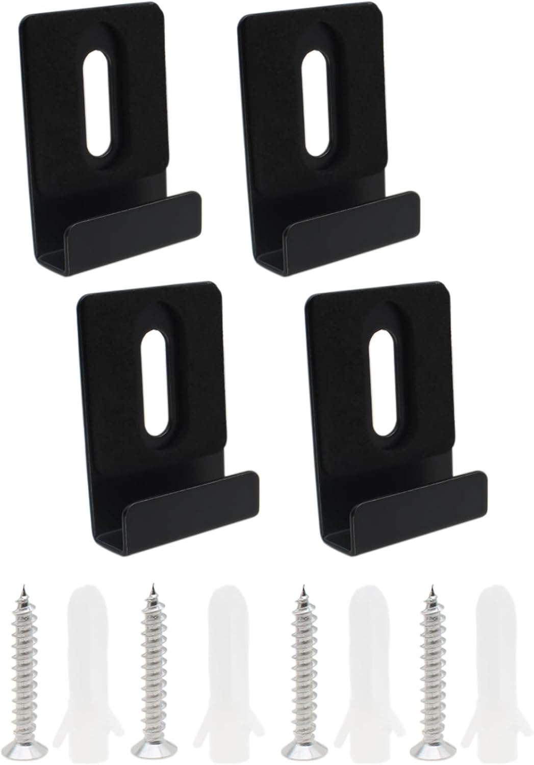 LBTODH 4PCS Wide Mirror Hanging Hardware Metal Mirror Clips with Screws ...