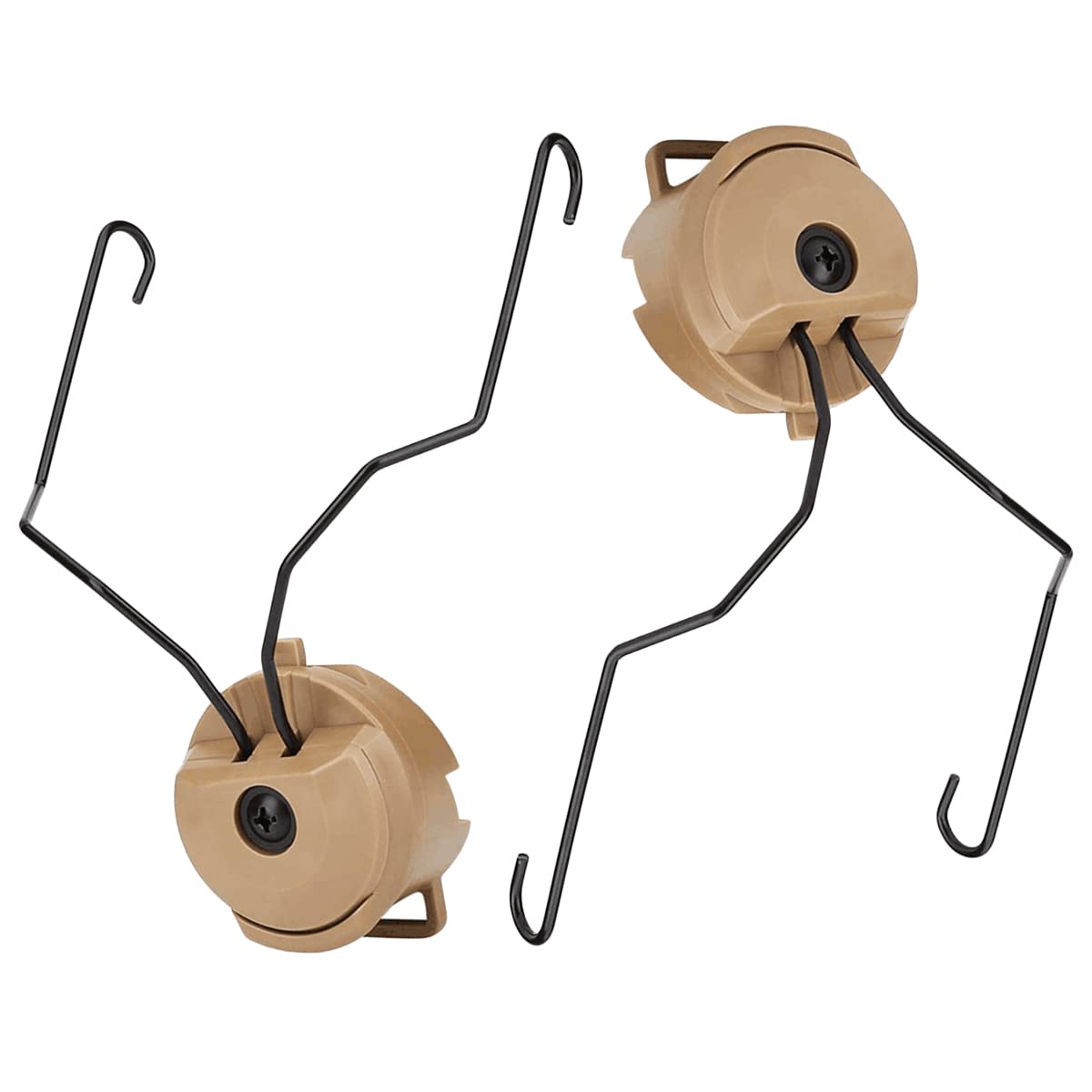 Buy SeeboJK MSA Headset Helmet Rail Adapter, Airsoft Hunting Headphone ...