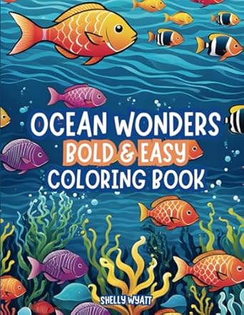 Amazon.com: Ocean Wonders Coloring Book: 9798333654670: Wyatt, Shelly ...