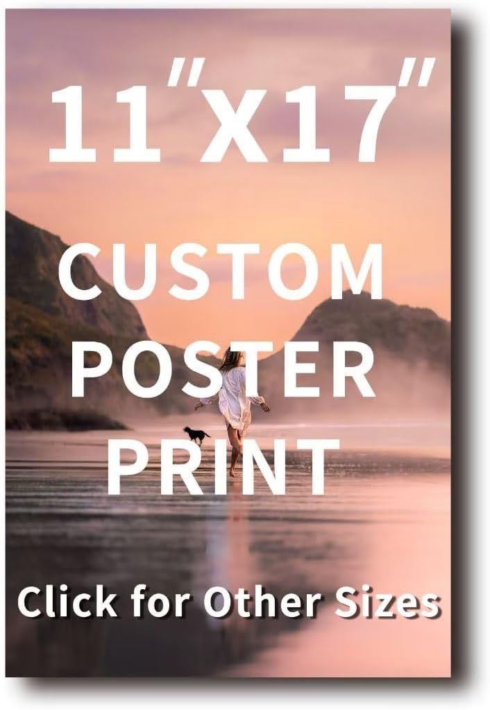 Amazon.com: Upload Photo Custom Poster Canvas Printing Personalized ...
