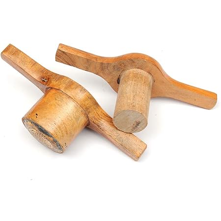 Buy Handmade Wooden Kitchen Press Maker Murukku Maker Aluminium ...