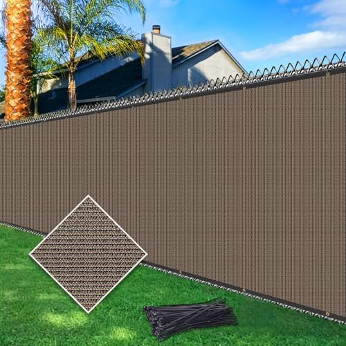 Amazon.com: Cisvio 5ftx50ft Fence Privacy Screen Heavy Duty 170 GSM ...