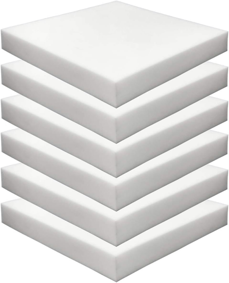 Amazon.com: Foamma (4-Pack 2" x 18" x 18" HD Upholstery Foam High ...