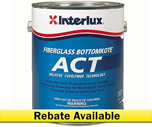 Amazon.com: Interlux Y4490U/1 ACT Antifouling Paint - Red, Gallon ...