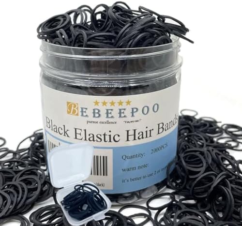 Amazon.com : BEBEEPOO 2000 Count 1/2" Rubber Bands, Soft Elastic Bands ...