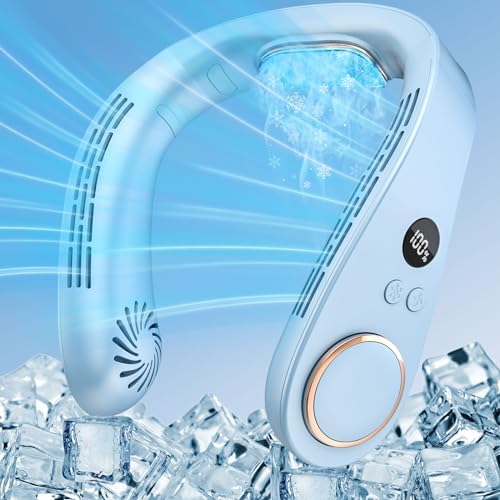 Amazon.com: FWV Wearable Around Personal Cooling Device Neck Fans that ...