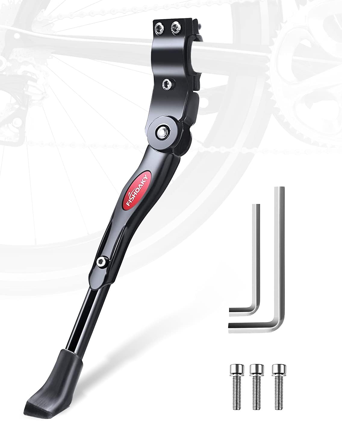 Adjustable Bicycle Kickstand - Aluminum Alloy Side Stand for 24"-28 ...