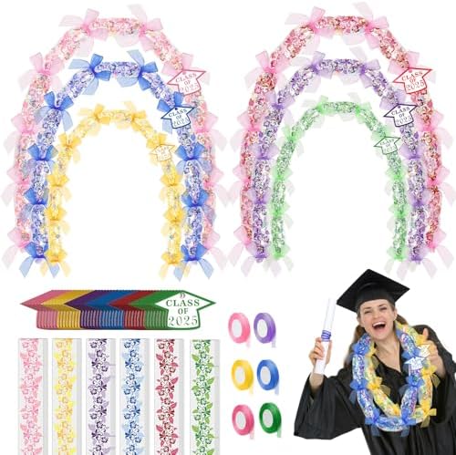 Amazon.com: Kisston Graduation Candy Lei Making Kit Includes 12 Pcs ...