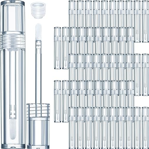 Amazon.com: Hsei 100 Pcs Empty Lip Gloss Tubes with Wand Bulk Heavy ...