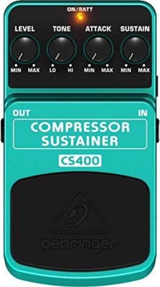 Behringer COMPRESSOR/SUSTAINER CS400 Ultimate Dynamic Effects Pedal ...