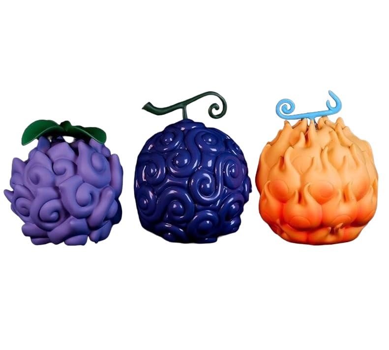 Buy KENMA One Piece Set of 3 Demon Fruit Mera Mera no Mi Flame-Flame ...