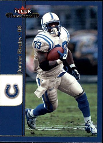 Amazon.com: 2002 Fleer Maximum #16 Dominic Rhodes NFL Football Trading ...