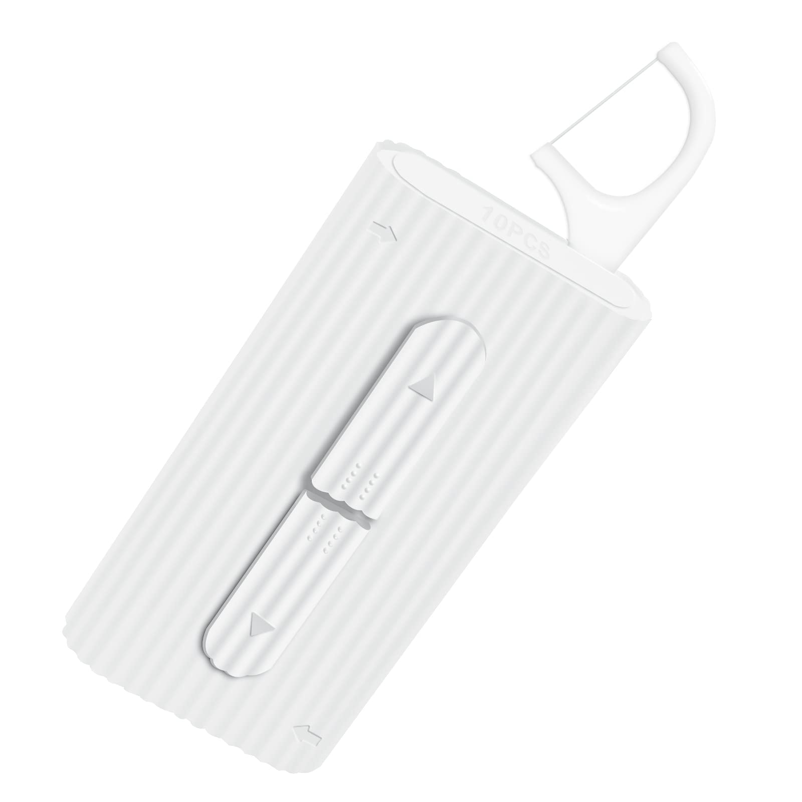 Amazon.com : White Dental Floss Portable Case, Storage 10 Picks Adult ...