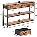 Amazon.com: Long 47" Console Table with 3 Drawers, Entryway Table with ...
