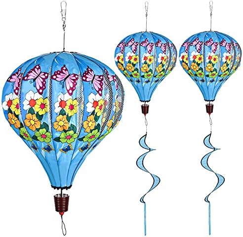 Amazon.com: Giant Sunflower Hot Air Balloon Garden Wind Spinners Large ...