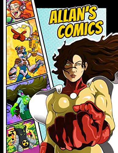 Buy Allan's Comics: Personalized Create a Comic! Blank Comic Book with ...