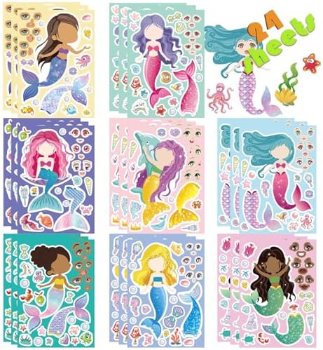 Amazon.com: 30 Sheets Sprunki Stickers, Make-a-face Stickers for Kids ...