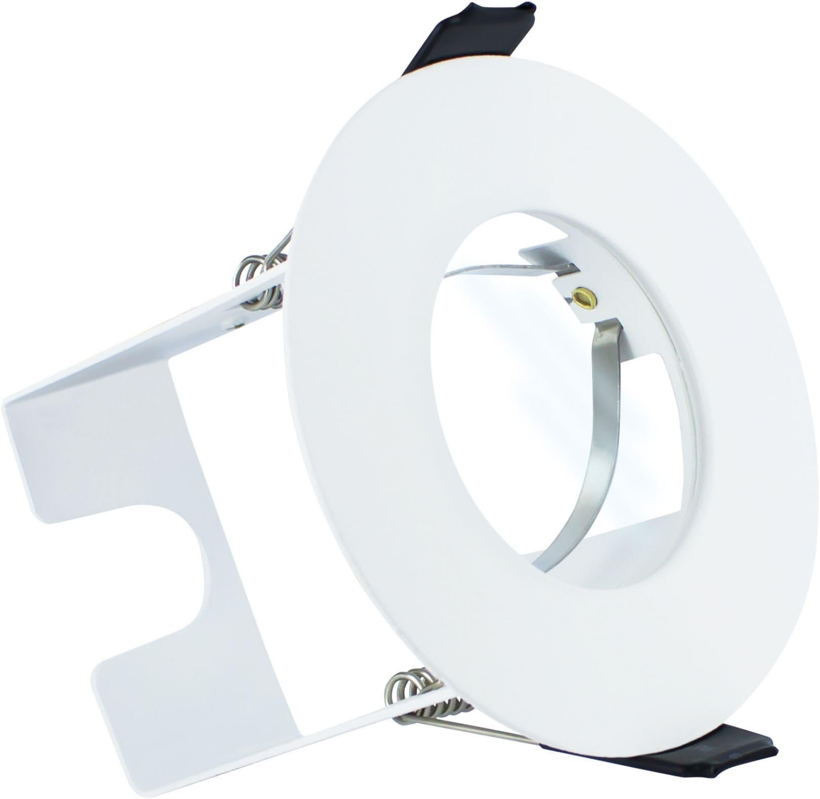 Integral Evofire 70mm cutout Fire Rated Downlight White Round +GU10 ...