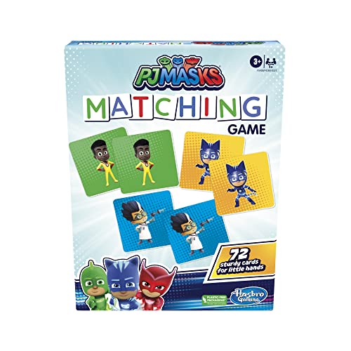 PJ Masks Hasbro Gaming Matching Game for Kids Ages 3&Up,Fun Preschool ...