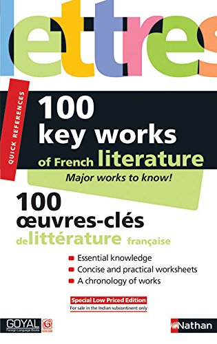 Amazon.com: 100 Key Works of French Literature: 9788183075374: Nathan ...