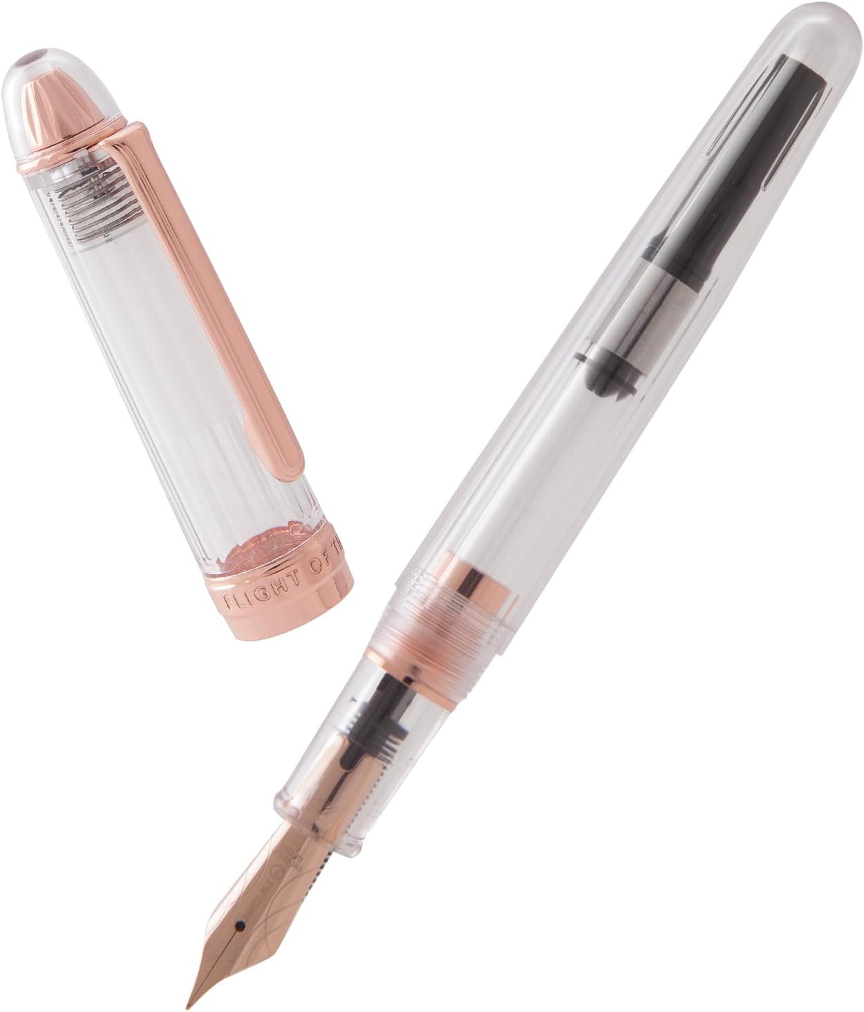 Amazon.com : Natami Fountain Pen Fine Nib Transparent Clear Ink ...