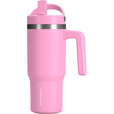 Amazon.com | Hydrapeak Voyager 40 oz Tumbler with Handle and Straw Lid | Reusable Stainless ...