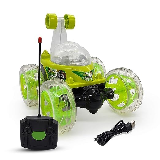 Stunt Car 360 Degree Rolling Mini Stunt Car for Kids. Rechargeable with ...