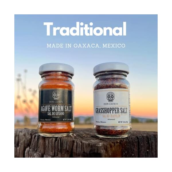 Sal de Gusano and Sal de Chapulin Pack - Worm Salt and Grasshopper Salt ...