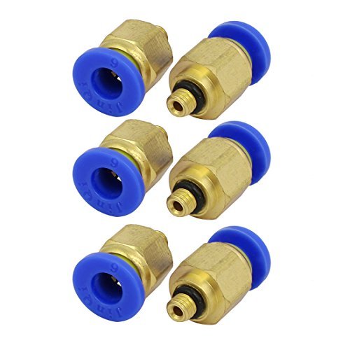 PC6-M5 6 mm Tube to 1/16 BSP Thread Push in Quick Connect Coupler ...
