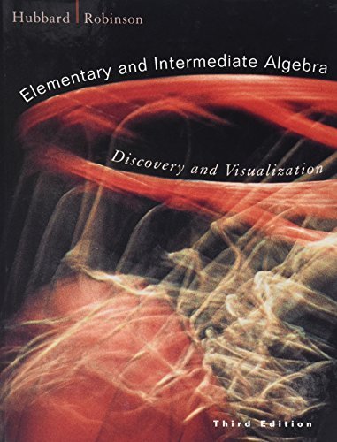 Elementary Algebra: Discovery And Visualization, Third Edition And H M ...