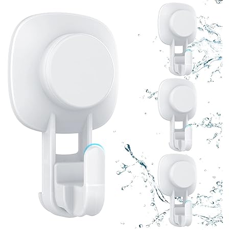 Amazon.com: LUXEAR Suction Hooks Powerful Vacuum Suction Cup Hooks ...