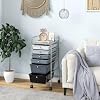 CLEEMAN 6-Tier Rolling Cart with Drawers, Storage Cart with Universal ...