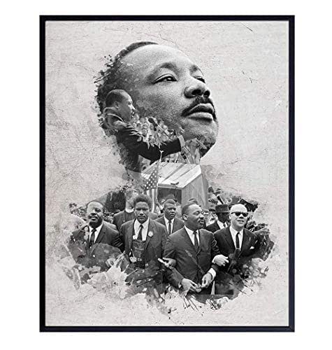 Amazon.com: Dr Martin Luther King, MLK, Civil Rights Art - African ...