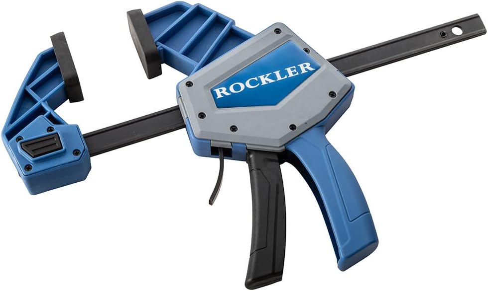 6” Spring Loaded One-Handed Bar Clamps for Woodworking – Hand-Free ...