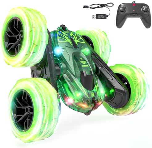 Amazon.com: BEZGAR Remote Control Car for Boys - Double Sided 360 ...