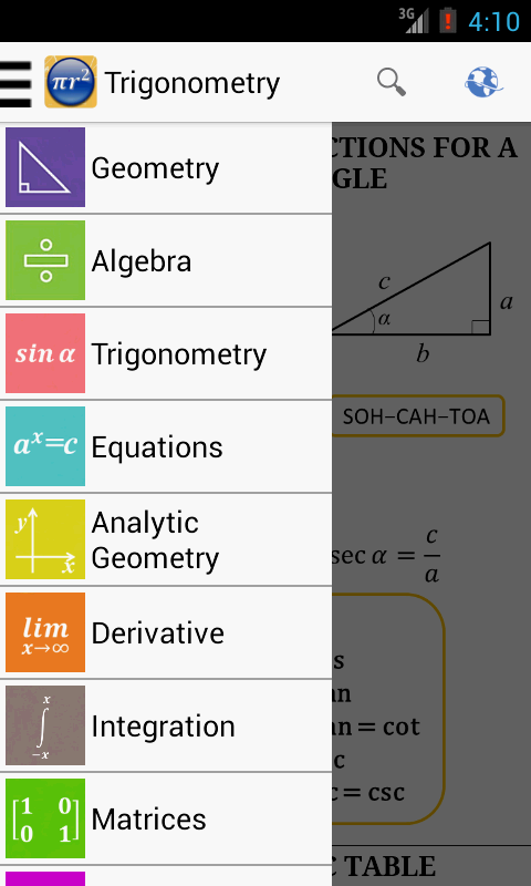 Maths Formulas Free - App on Amazon Appstore