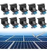 Amazon.com: Anbte 10pcs Solar Panels Mid Clamps for Unistrut, Aluminium ...