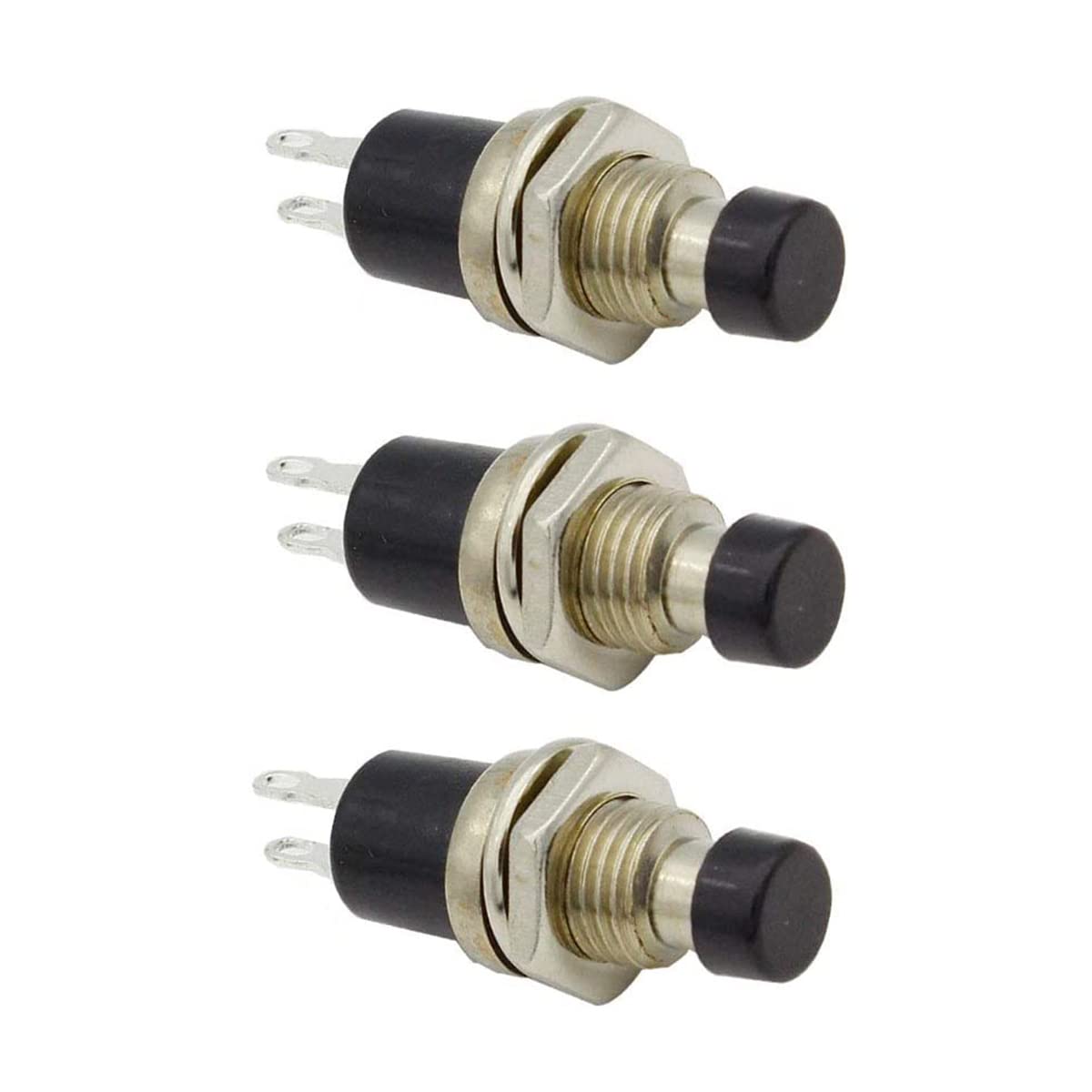 3 Pcs Miniature Push Button Mini Momentary Push Button Switch SPST ...