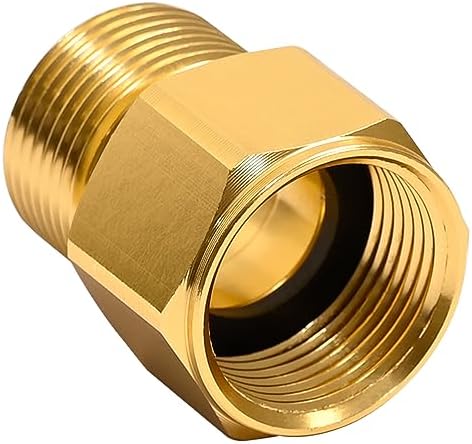 Amazon.com: TOOLCY Pressure Washer Coupler, M22 15mm Female Thread to M22 14mm Male Fitting ...