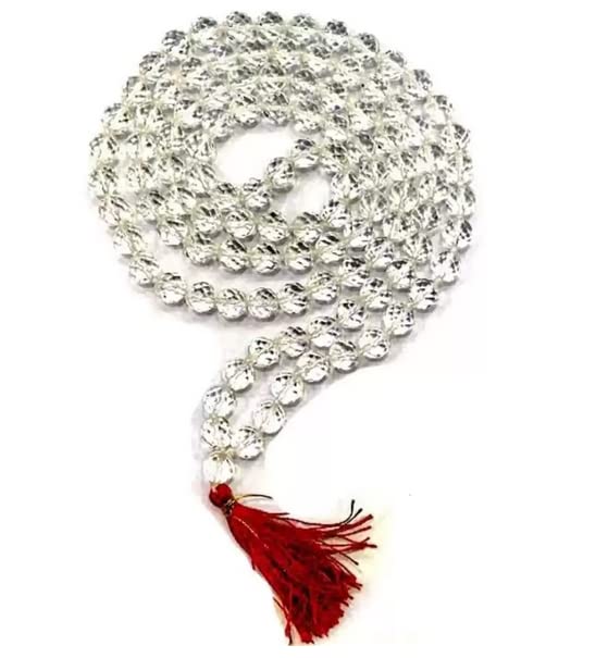 DeepMines Spatika Mala 108 Beads Original To Wear Or Chanting 12mm ...