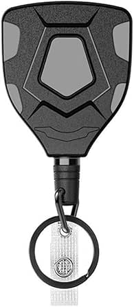 Heavy Duty Retractable Keychain Easy-To-Pull Buckle Rope Elastic ...