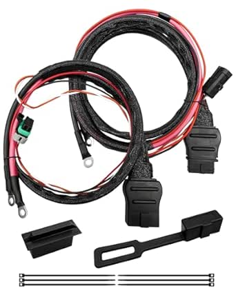 Amazon.com: 4 Pin Truck and Plow Side Battery Cable Kit Fit for Western ...