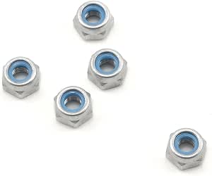 Amazon.com: Nylstop Nuts, Aluminium, M3 x 3.3, Silver, Pack of 5 ...
