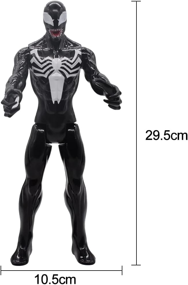 Hilloly Marvel Venom Titan Hero Series Venom Figure 30cm, Spide-Man ...
