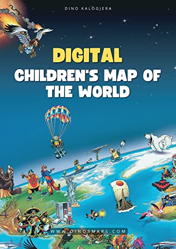 Digital Children’s illustrated Map of the World: Educative Children map ...