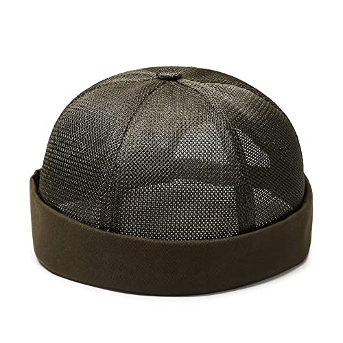 Snapklik.com : Adjustable Docker Hat For Men Brimless Sailor No Visor ...