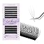 Natuhana 3D U Wimpern Extensions U-förmiges 0.07mm C/D Curl Volumen ...
